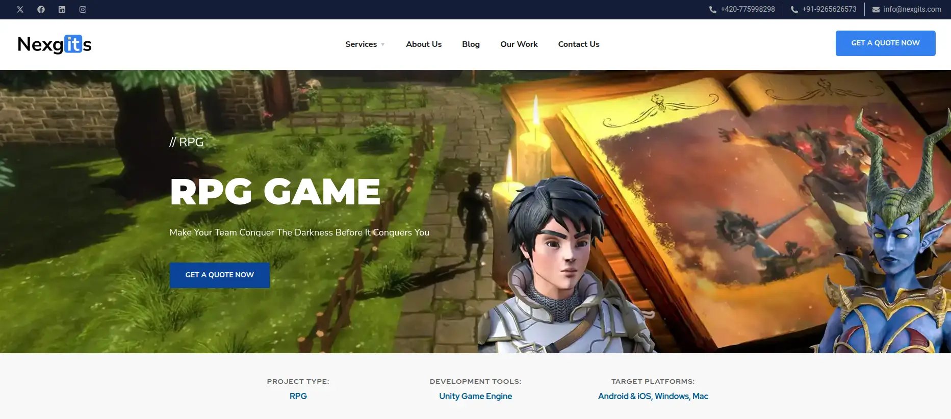 RPG Game Development | Immersive Games | Nexgits