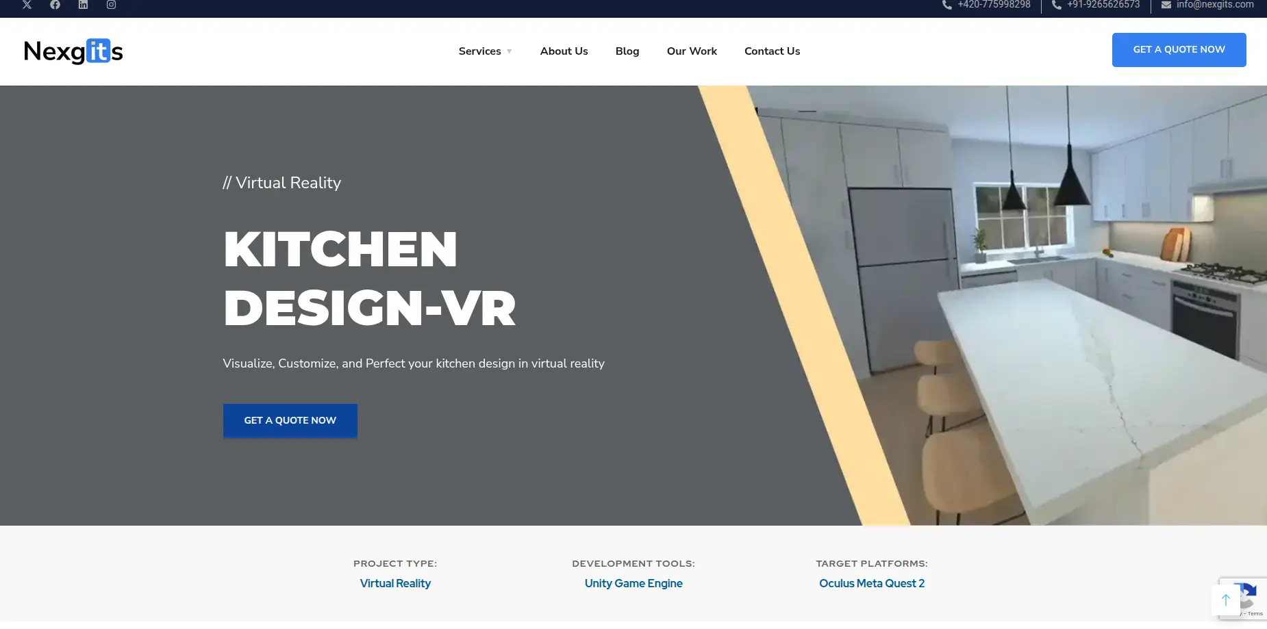 Kitchen VR Design | Virtual Layouts & Visualization | Nexgits